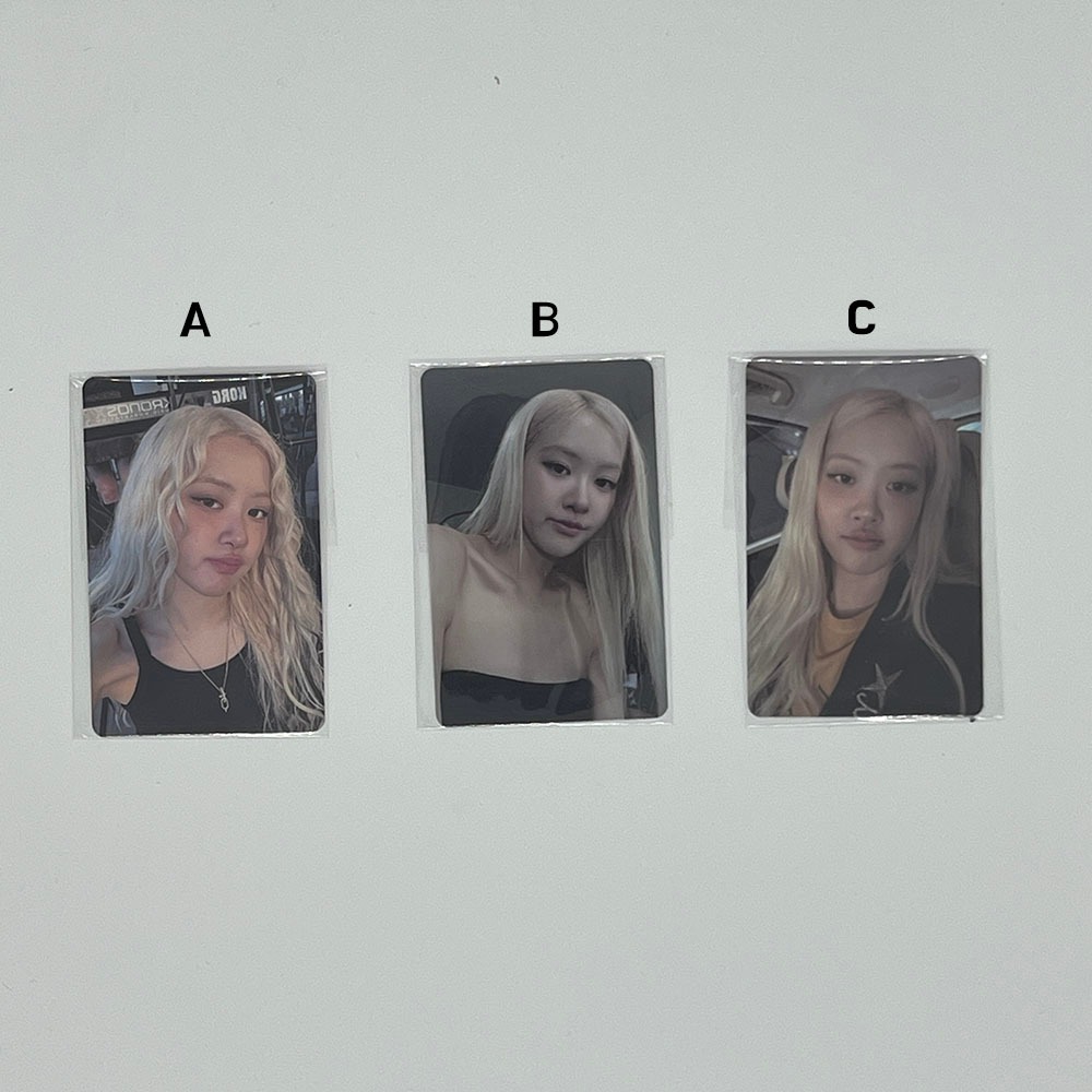 Blackpink ROSE - 1st Studio album 'rosie' YG Select POB Photocard ...