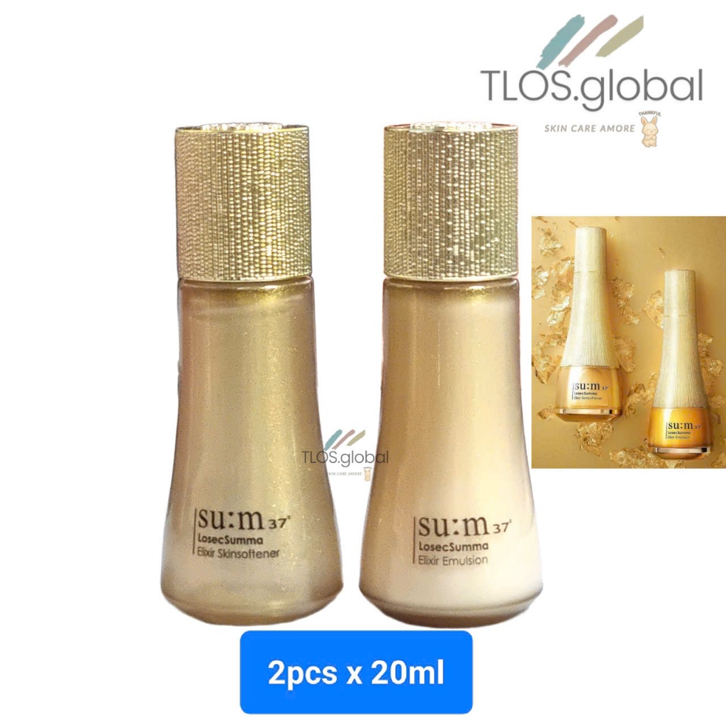 Su:m37 LosecSumma Elixir Sum37 Skin Softener 20ml and Emulsion 20ml ...