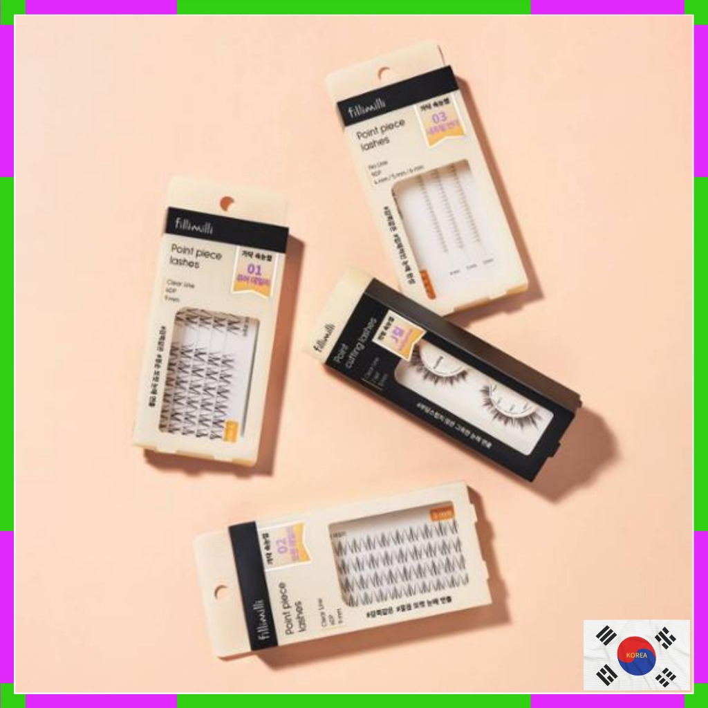 [Conjunto De Corte De Cílios Filimilli-Escolha 1 De 6 Tipos De Adesivos ...