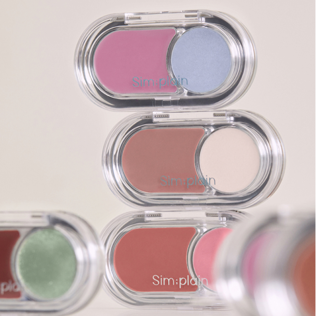 SIMPLAIN Gleam On Balm Cheek (6 Tipos)/Sim ; Plain | Shopee Brasil