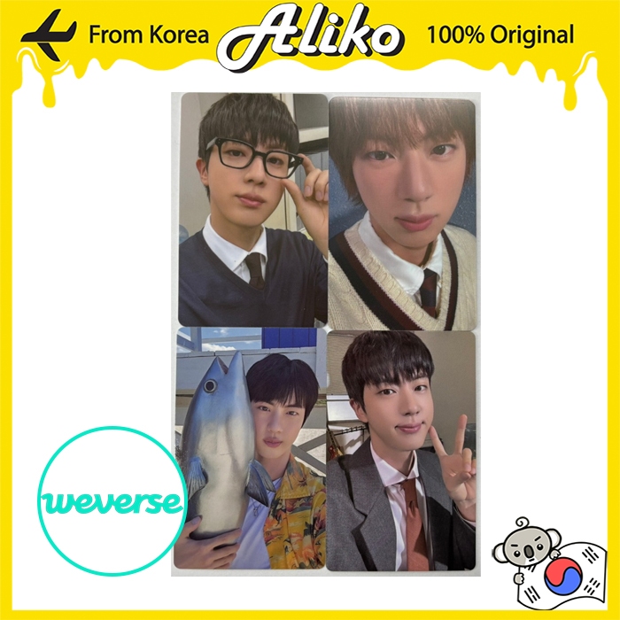 [POB ONLY] JIN - HAPPY POB Photocard - Weverse shop | Shopee Brasil