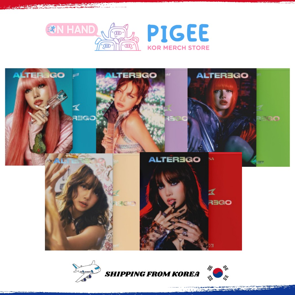 LISA - [ ALTER EGO ] 1ST SOLO ALBUM (PHOTOOBOOK Ver.) | Shopee Brasil