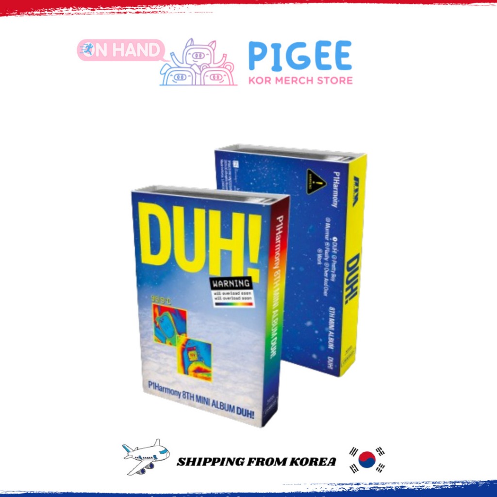 P1HARMONY - [ DUH! ] 8TH MINI ALBUM (NEMO Version.) | Shopee Brasil