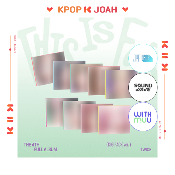 [POB][9 SET](DIGIPACK VER.) TWICE [THIS IS FOR] 4th FULL ALBUM (11th Jul.2025) | Shopee Brasil