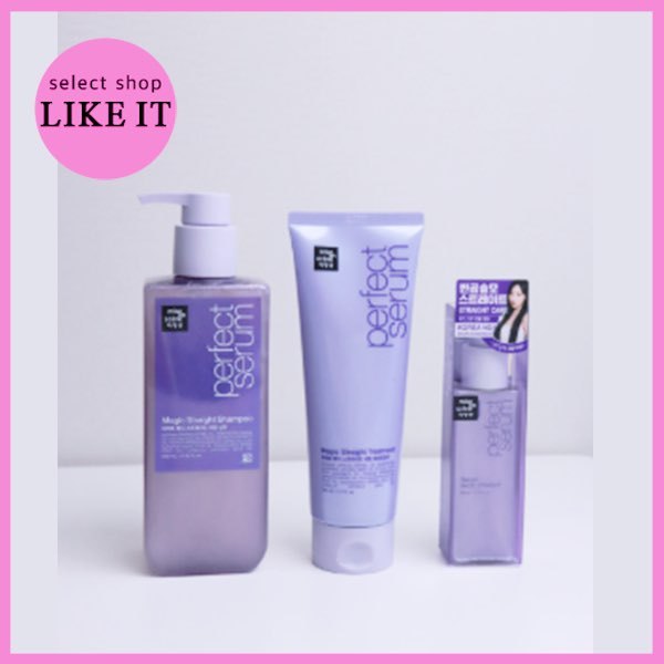 Mise-en-scene Perfect Magic Straight Serum Shampoo/Treatment/Serum ...