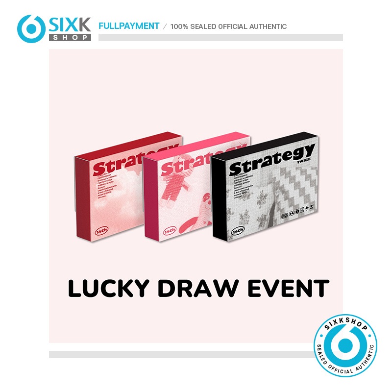 (LUCKY DRAW + Nemo Ver) TWICE 14th Mini Album Strategy | Shopee Brasil