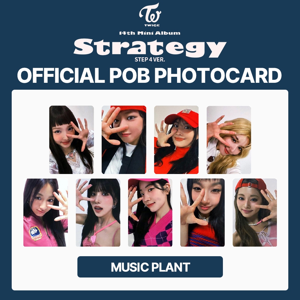 [POB] TWICE 'STRATEGY' DIGIPACK ver. (STEP 4) MUSIC PLANT Official POB ...
