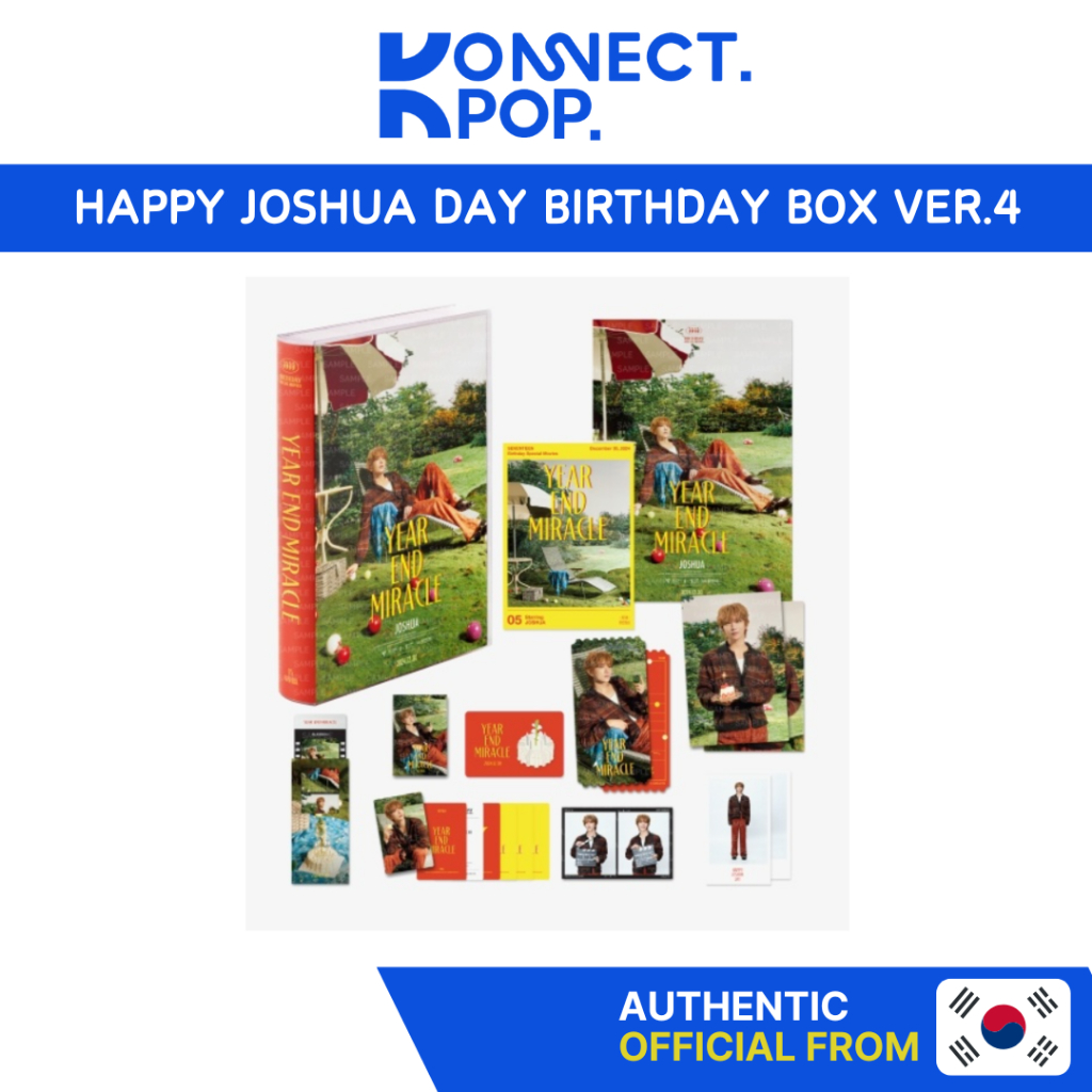 SEVENTEEN - HAPPY JOSHUA DAY BIRTHDAY BOX VER.4 | Shopee Brasil