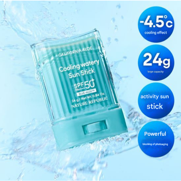 Nature Republic California Aloe Cooling Protetor Solar Aquoso Fps50 ...