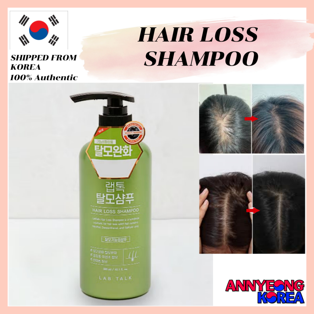LAB TALK shampoo Para Alívio Da Queda De Cabelo Coreano 300ml | Shopee ...