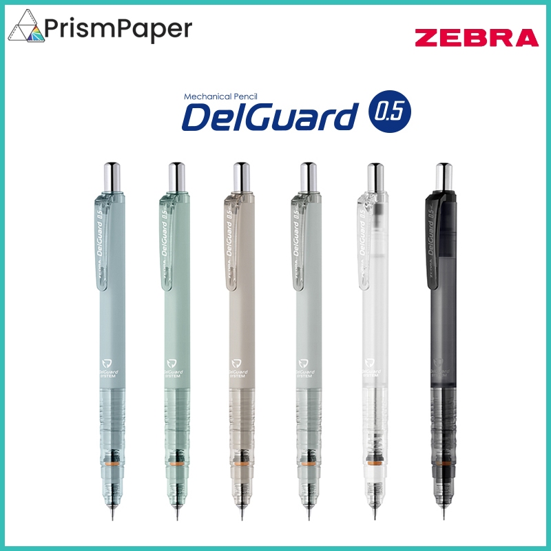 Lápis Mecânico De Cor Limitada ZEBRA DelGuard Light Greyish 0.5 Mm ...