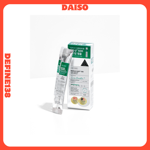 Daiso VT Reddle Shot 500 Primeira Ampola Intensificadora Facial-2ml x 8ea | Shopee Brasil