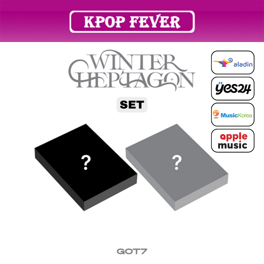 GOT7 - [ WINTER HEPTAGON ] MINI ALBUM / STANDARD VER. SET + POB | Shopee Brasil