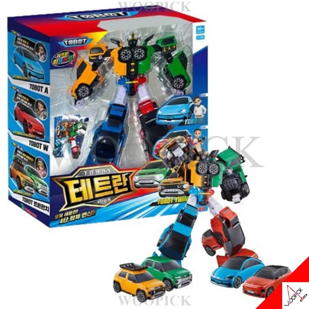 TOBOT 2024 TETRAN Twin Punch Aw Combine Transformador Robô Carro Figura ...