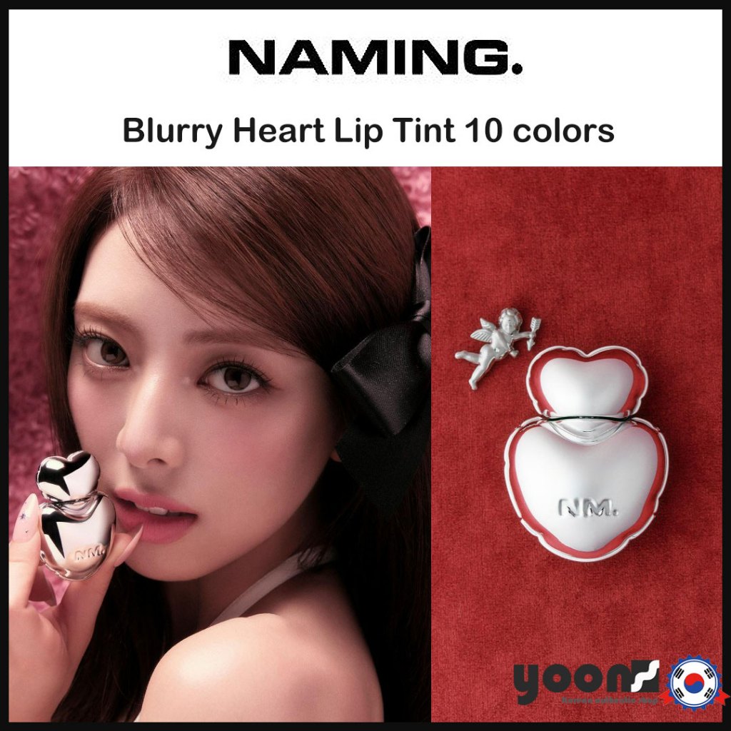 (Novo) [NAMING] Blurry Heart Lip Tint 10 Cores_da Coreia | Shopee Brasil