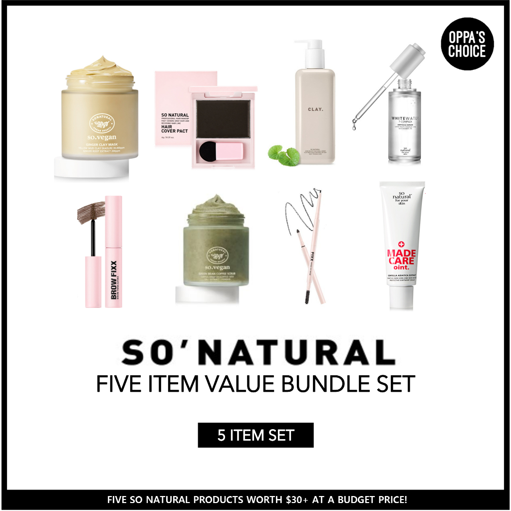 [SO NATURAL] Conjunto De Pacote De Valor De Cinco ITEMS (5 Itens ...