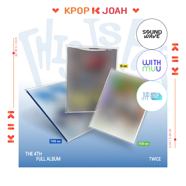 [POB] TWICE [THIS IS FOR] 4th Full Album (11th Jul.2025) | Shopee Brasil
