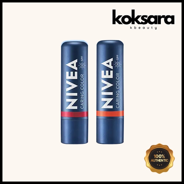 Nivea Care & Color Lip Balm 4.8g 2 colors | Shopee Brasil