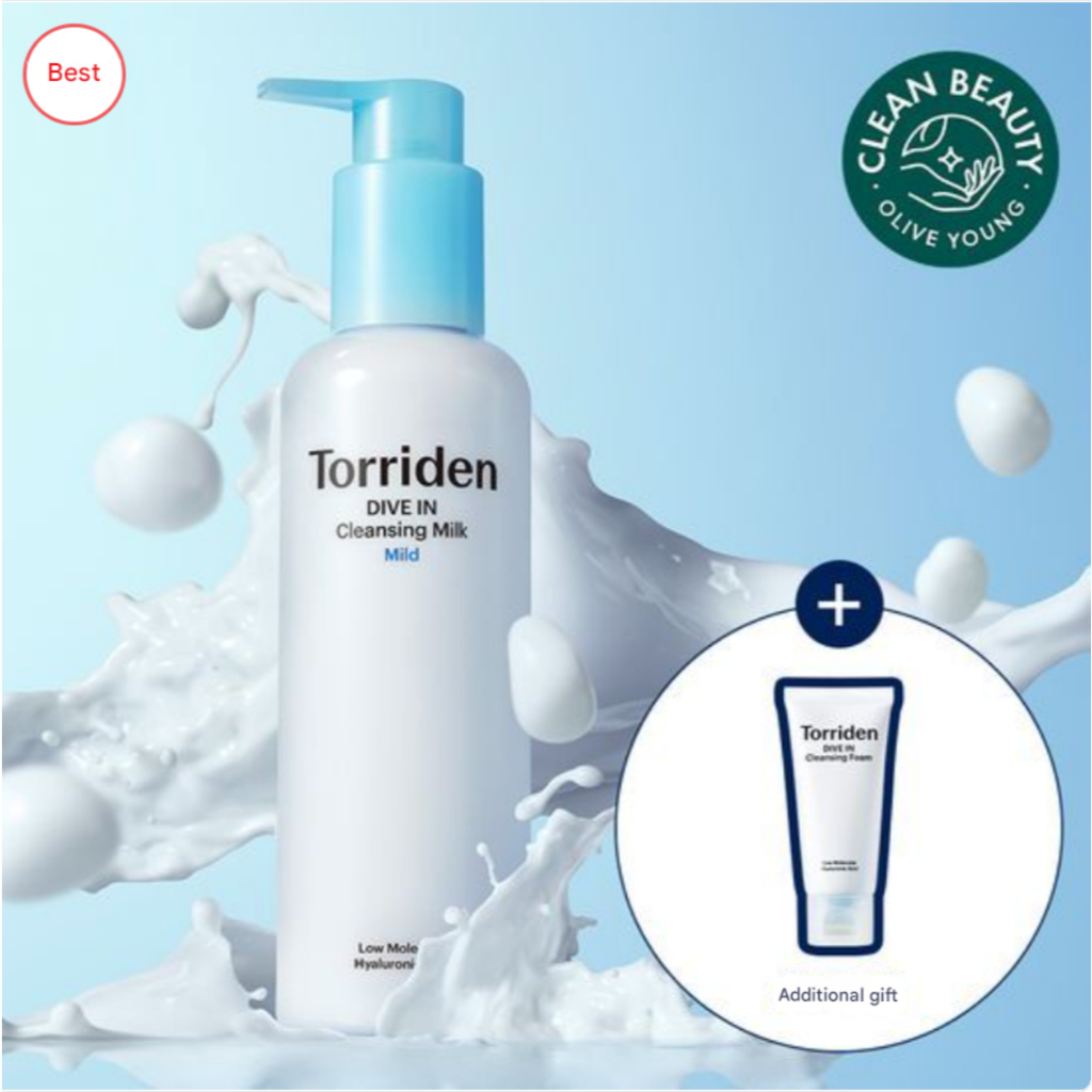 [Novo] Torriden DIVE IN Leite De Limpeza Suave 200ml (+ Forma 30ml ...
