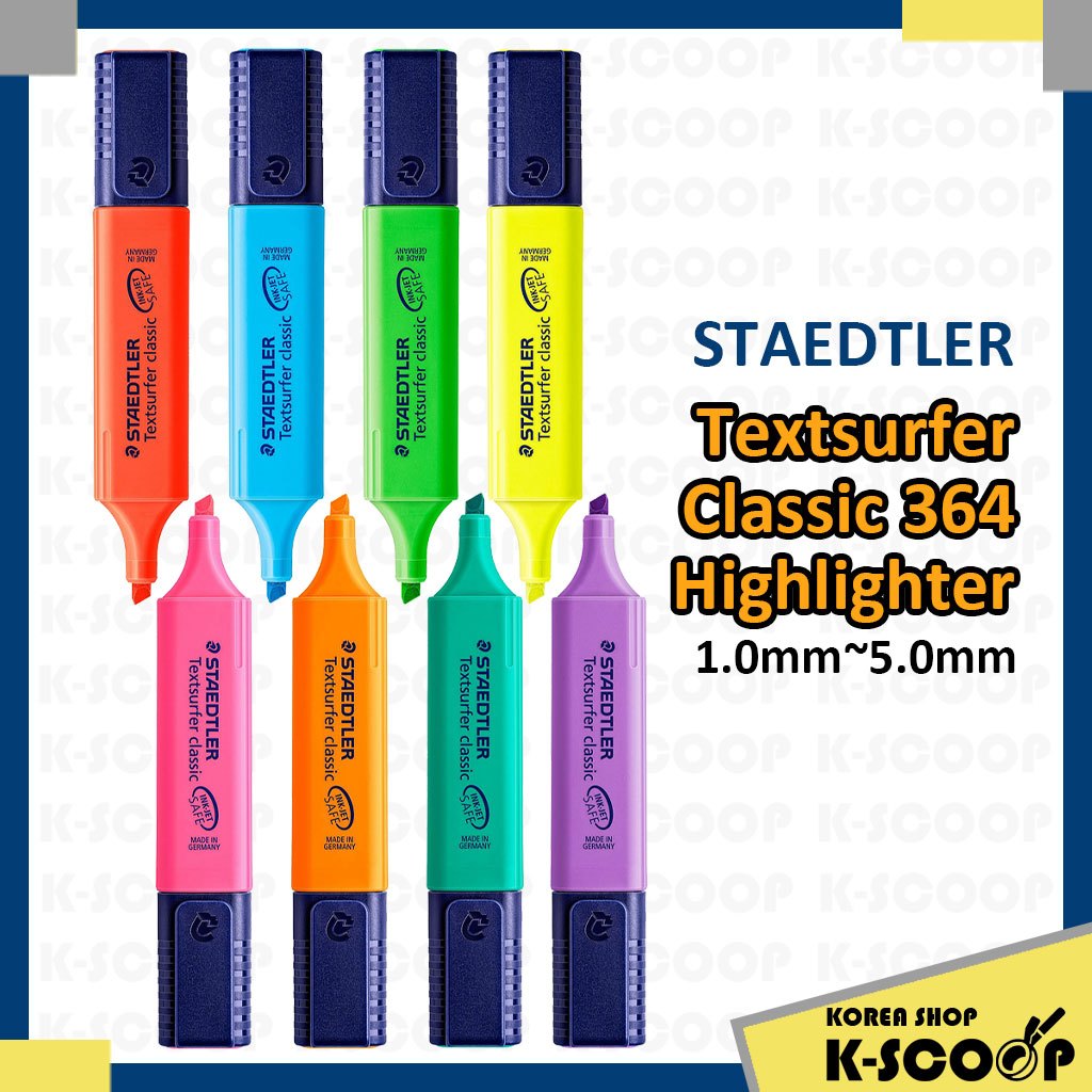 Marcador STAEDTLER Textsurfer Classic 364-INKJET SAFE & Fast Dry ...
