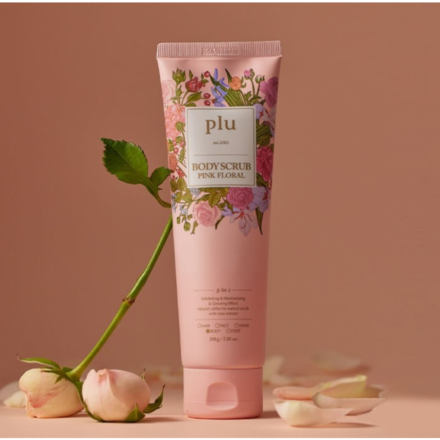 Esfoliante Corporal Plu Fresh Rose 200 g/Hidratante | Shopee Brasil