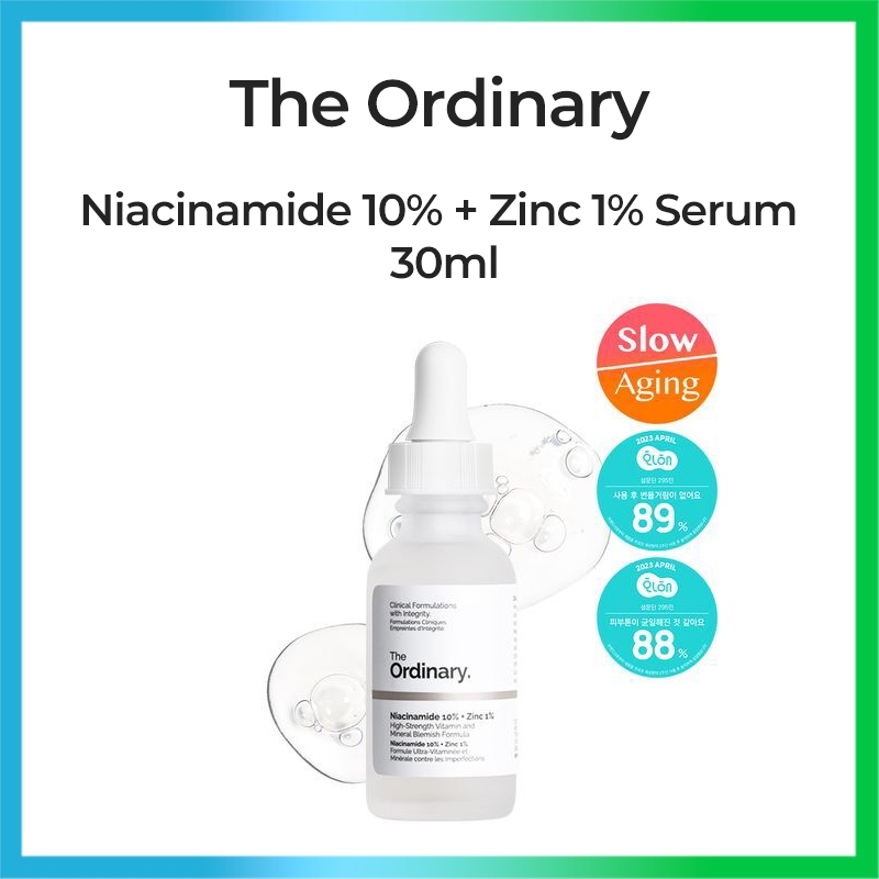 The Ordinary [O Comum] Niacinamida 10 % + Zinco 1 Soro 30ml | Controle ...