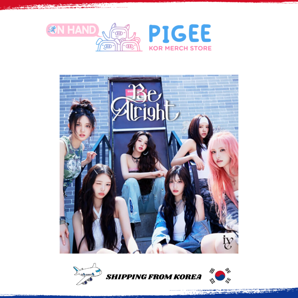 IVE - [ BE ALRIGHT ] JAPAN ALBUM (STANDARD EDTION.) | Shopee Brasil