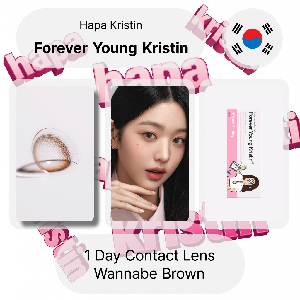 Hapa Kristin 1 Dia Forever Young Kristin Wanaabe Brown | Shopee Brasil
