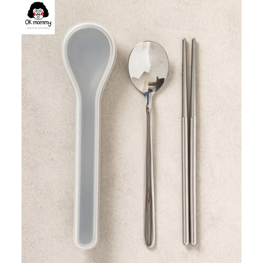 Daiso Korea-Conjunto De Talheres Leves De Aço Inoxidável Projetado Para ...