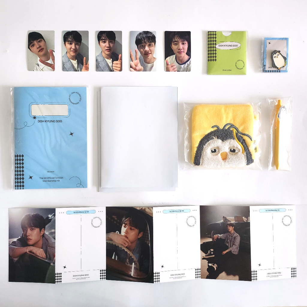 aaa EXO DO DOH KYUNG SOO O Primeiro Kit Oficial De Assinatura Fanclub ...