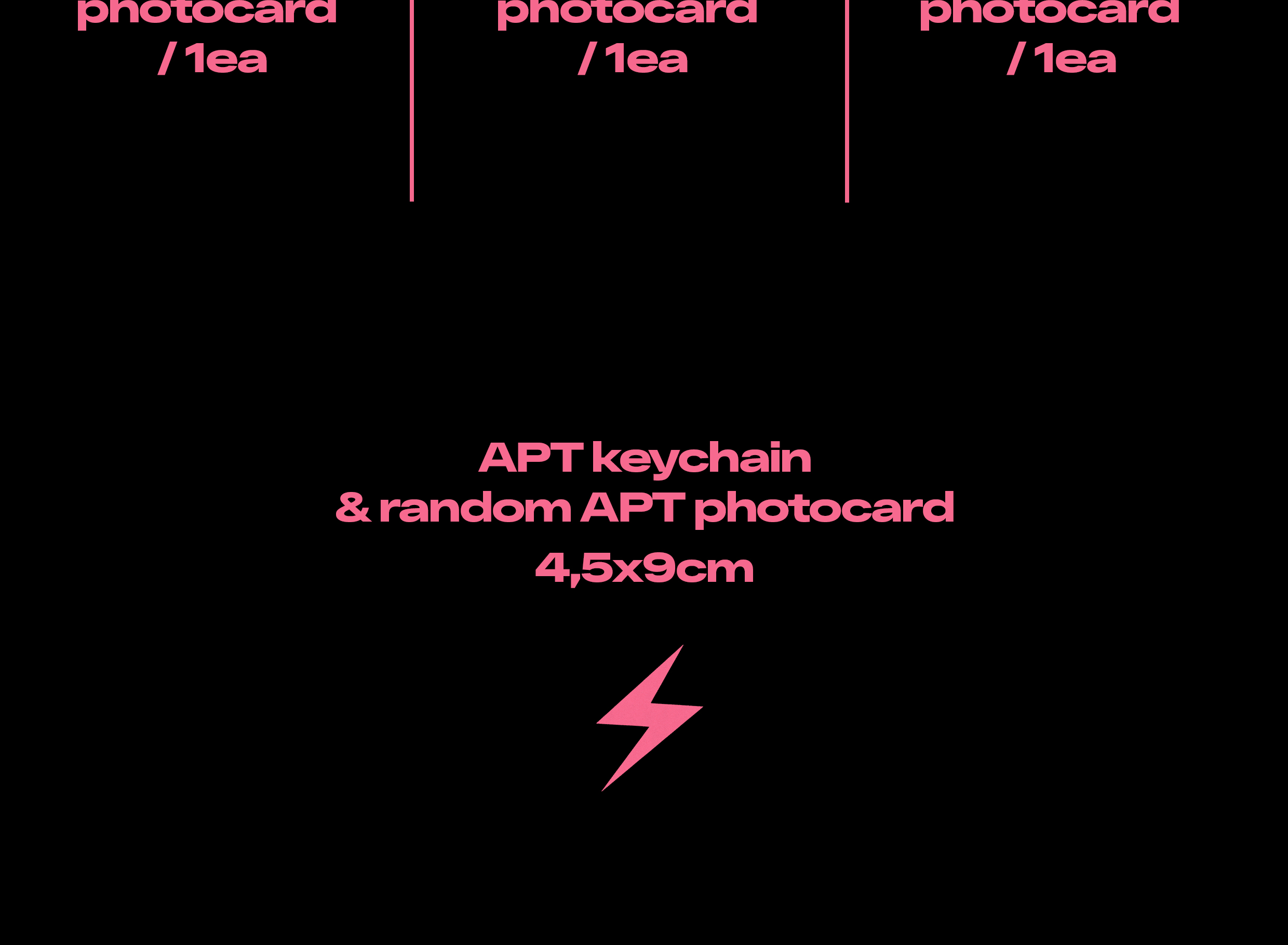 (APT KEYCHAIN SET) ROSE of BLACKPINK [ROSIE] OFFICIAL MD (21st Jan.2025 ...