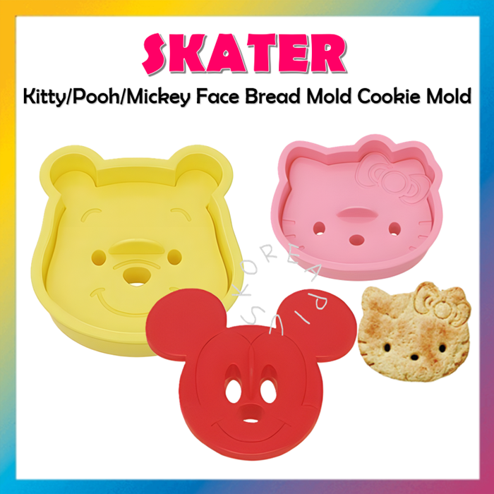 [SKATER] Winnie the Pooh , Hello Kitty , Molde De Pão Com Rosto Do ...