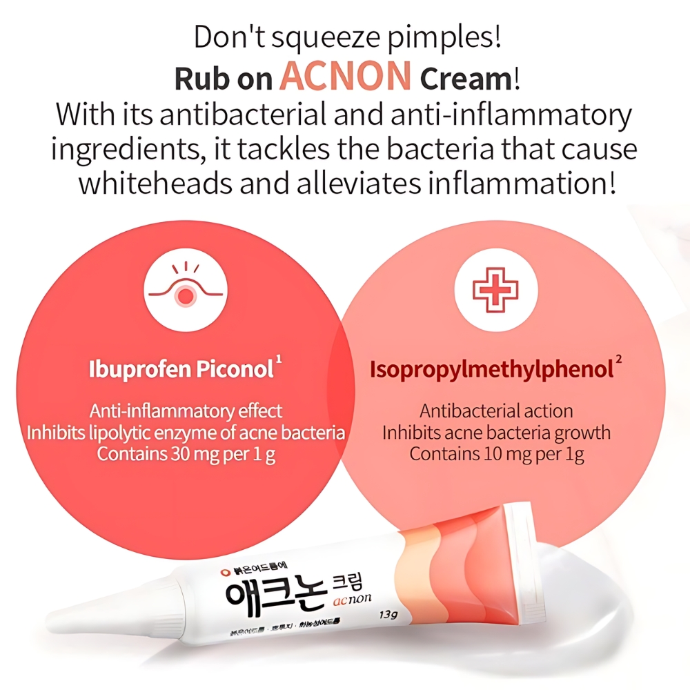 [Renovação] Acnon Cream E Aclean Gel Tratamento De Acne Para Vermelha ...