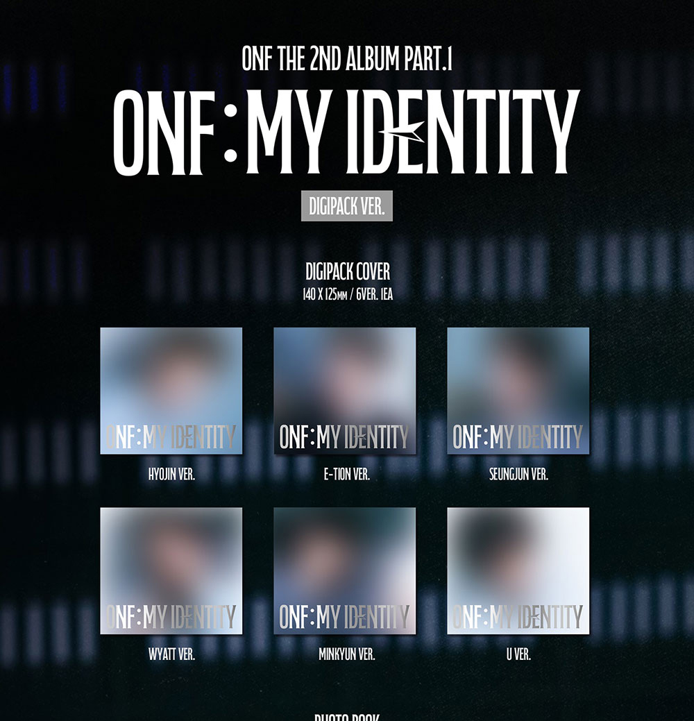ONF THE 2ND ALBUM PART.1 [ONF : MY IDENTITY] DIGIPACK Ver. (19th Feb ...