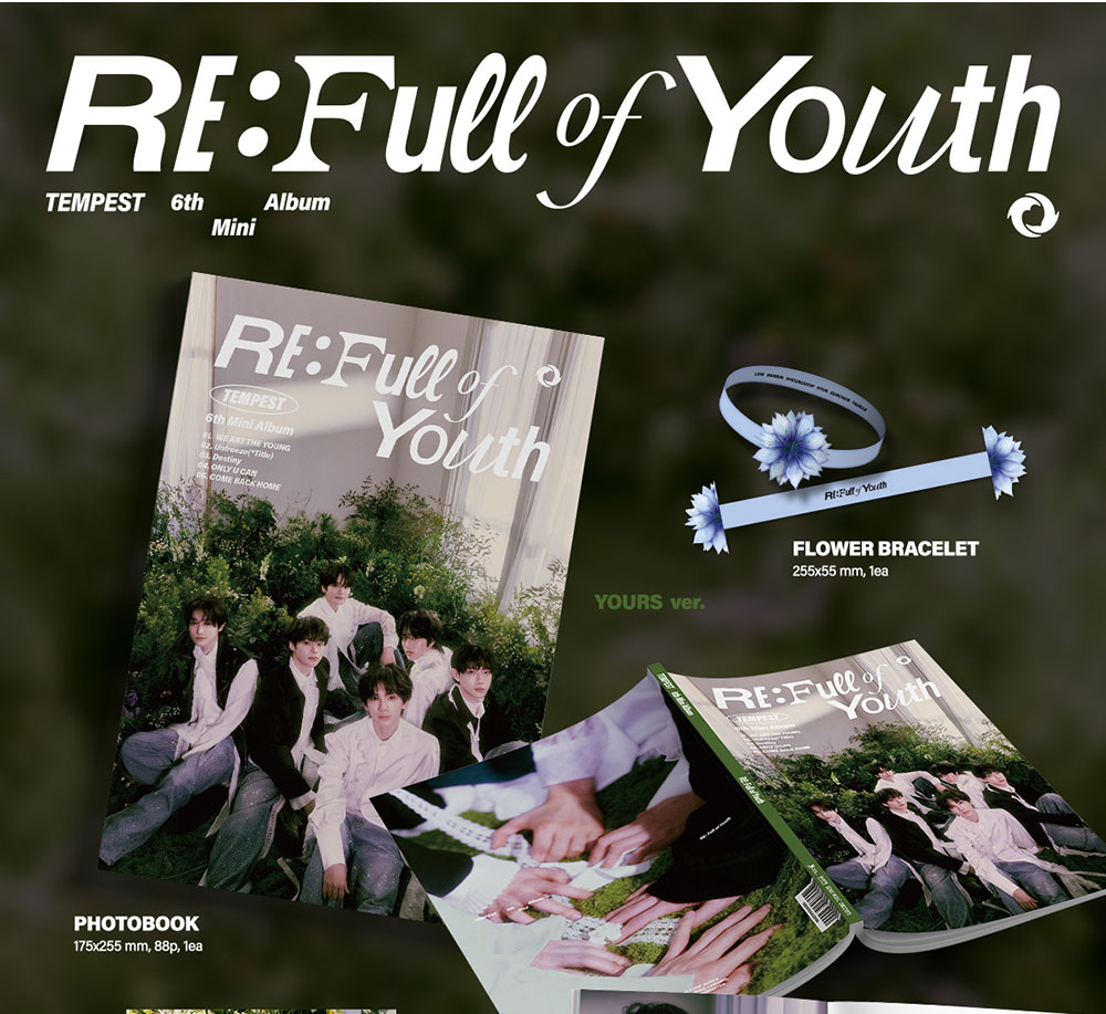 TEMPEST [RE: Full of Youth] 6th MINI ALBUM (1st Apr.2025) | Shopee Brasil