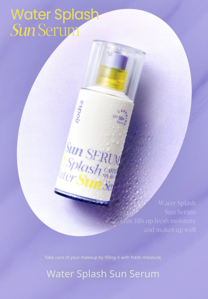 Espoir Novo Soro Solar Splash Water 50ml SPF50 + PA + + (Creme Hidratante) | Shopee Brasil