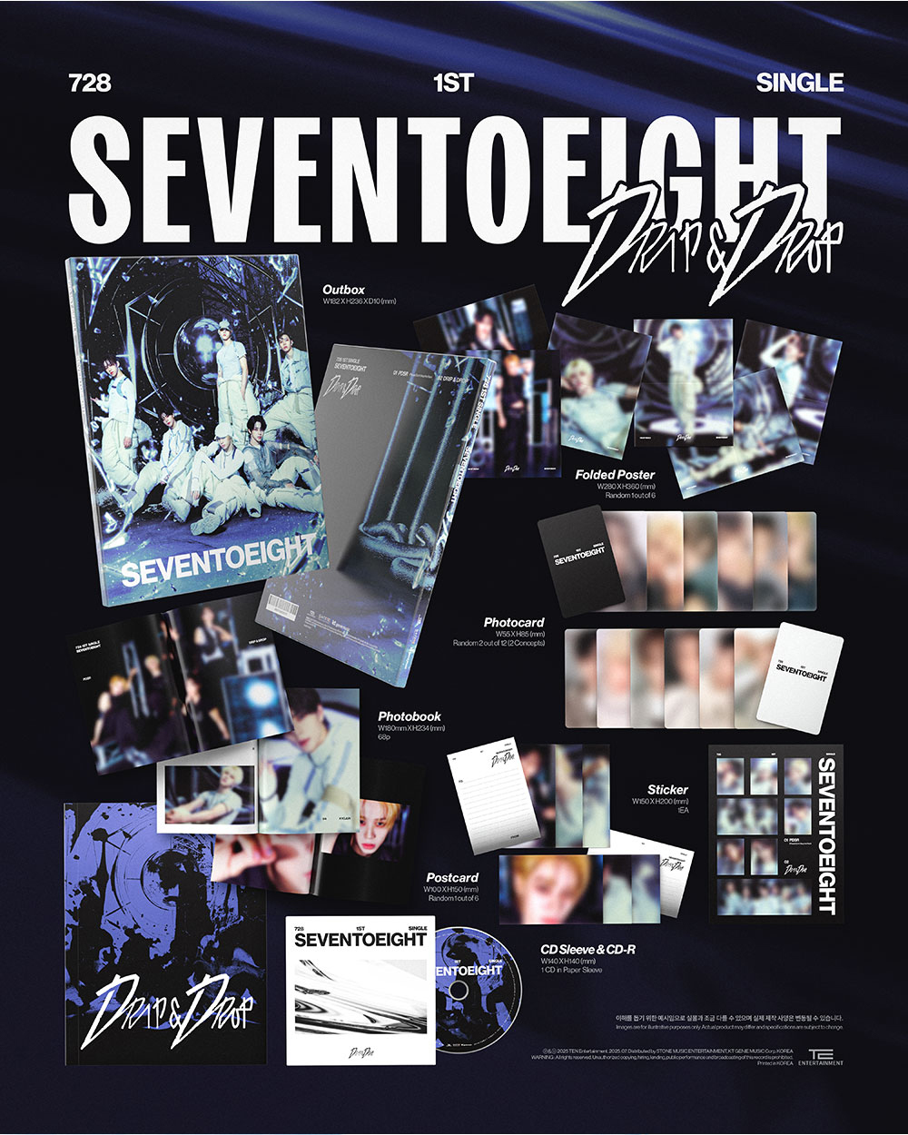 SEVENTOEIGHT [SEVENTOEIGHT] 1st Single Album (29th Jul.2025) | Shopee Brasil