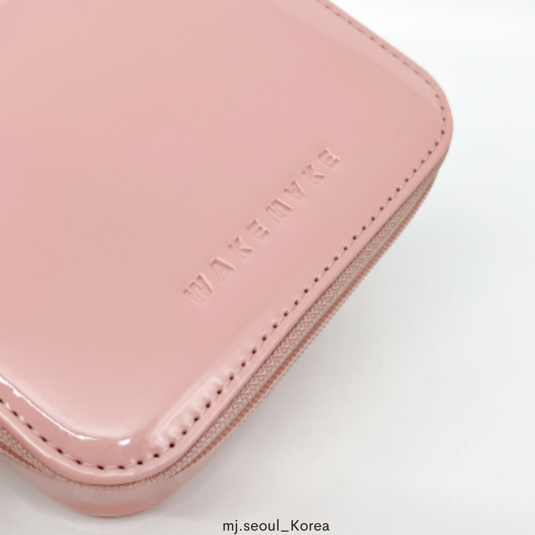 Bolsa Para Caixa De Maquiagem Esmaltada Wakemake (Rosa) | Shopee Brasil