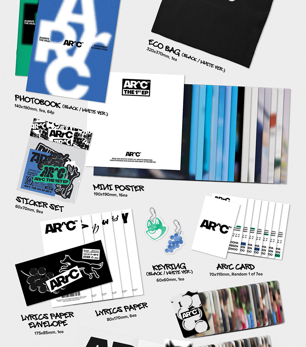 ARrC [AR^C] 1st EP ALBUM (19th Aug.2024) | Shopee Brasil