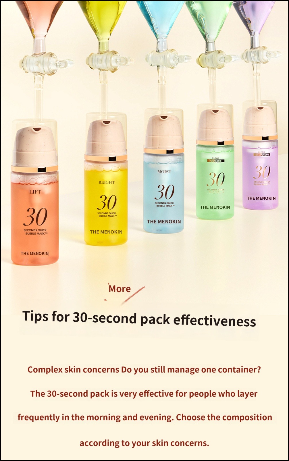 [MENOKIN] 30 Seconds Quick Bubble Mask | Shopee Brasil