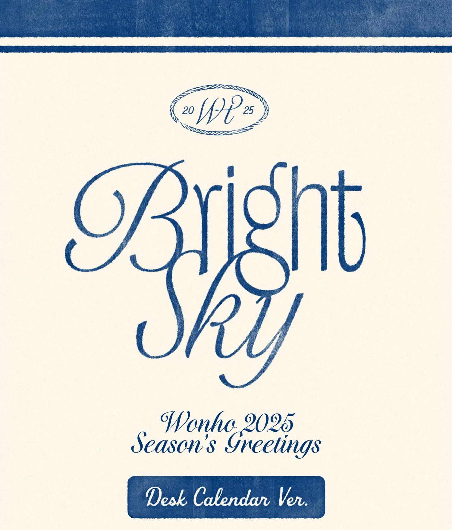 [POB] (DESK CALENDAR ver.) WONHO [Bright Sky] 2025 SEASON'S GREETINGS ...