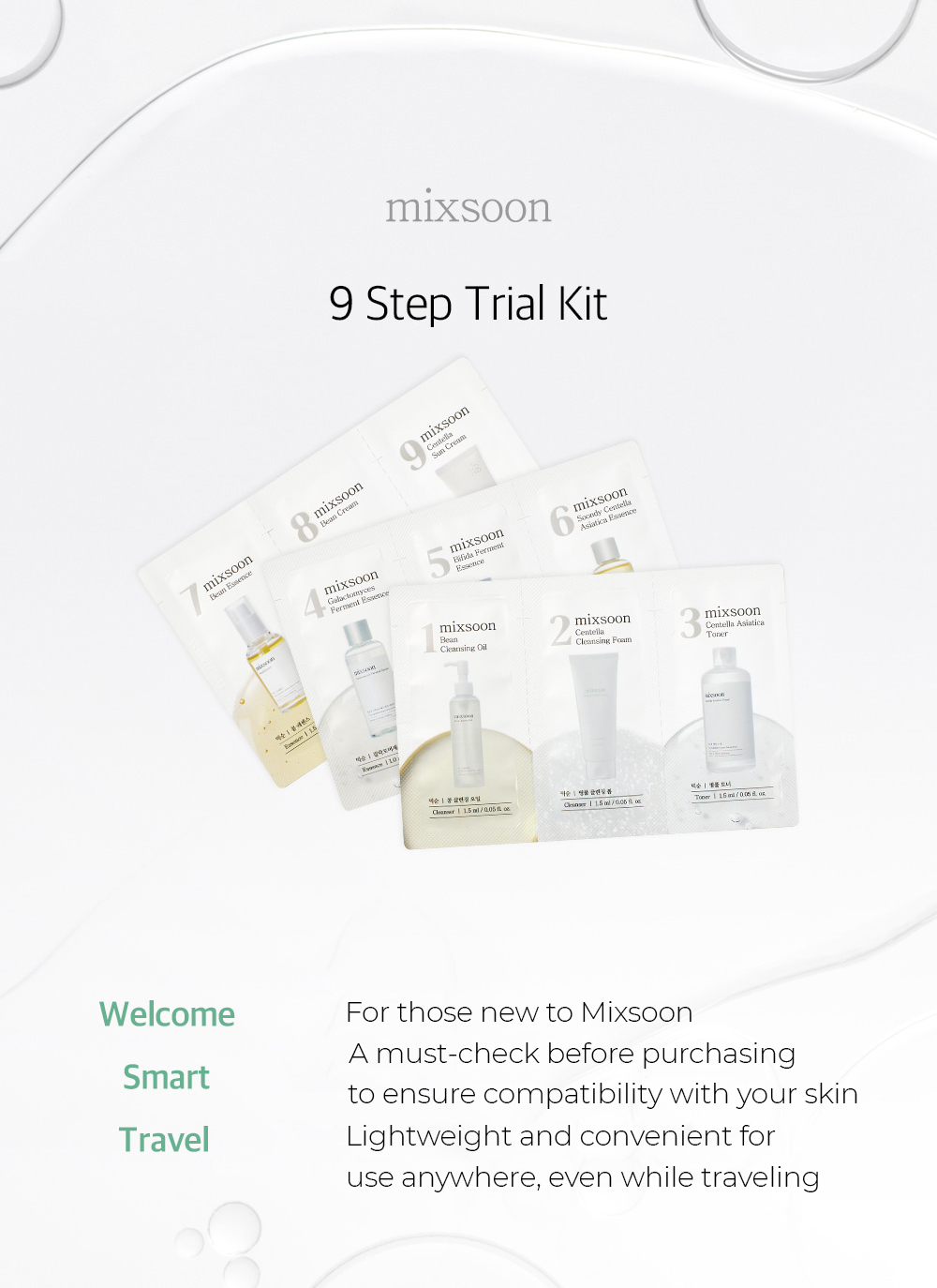 mixsoon 9 Step Rotina-Completa Para A Pele 1ml | Shopee Brasil