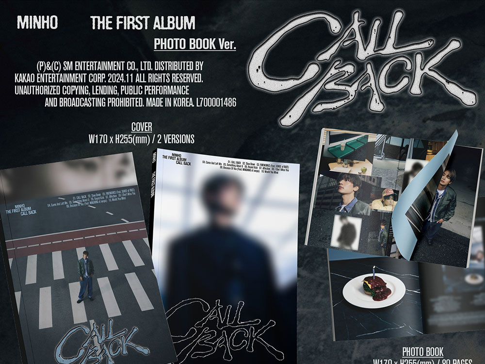 (PHOTOBOOK ver.) MINHO (SHINEE) [CALL BACK] 1st FULL ALBUM (5th Nov ...