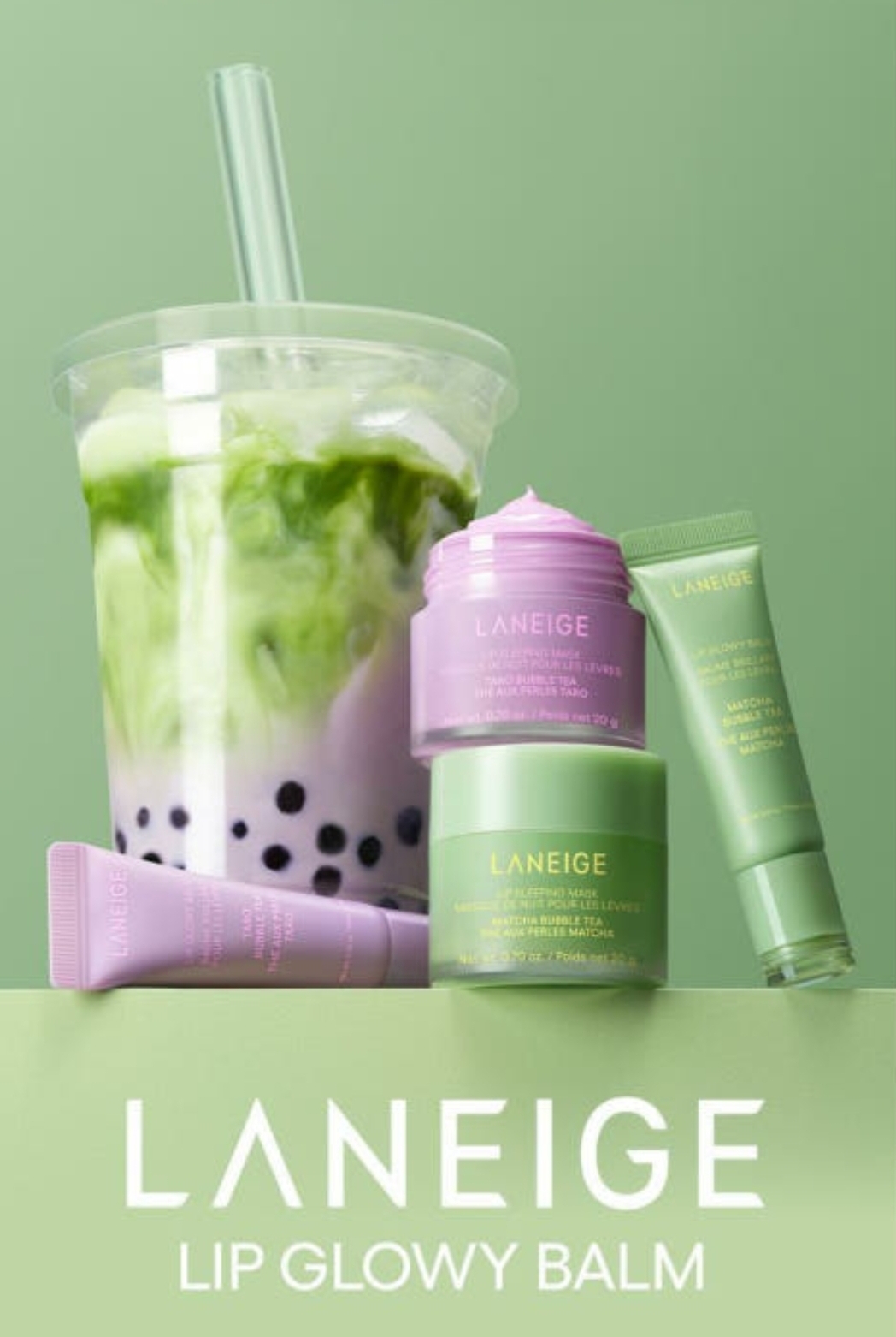 Bubble Tea Collection Lip Glowy Balm Máscara Para Dormir Labial | Shopee Brasil