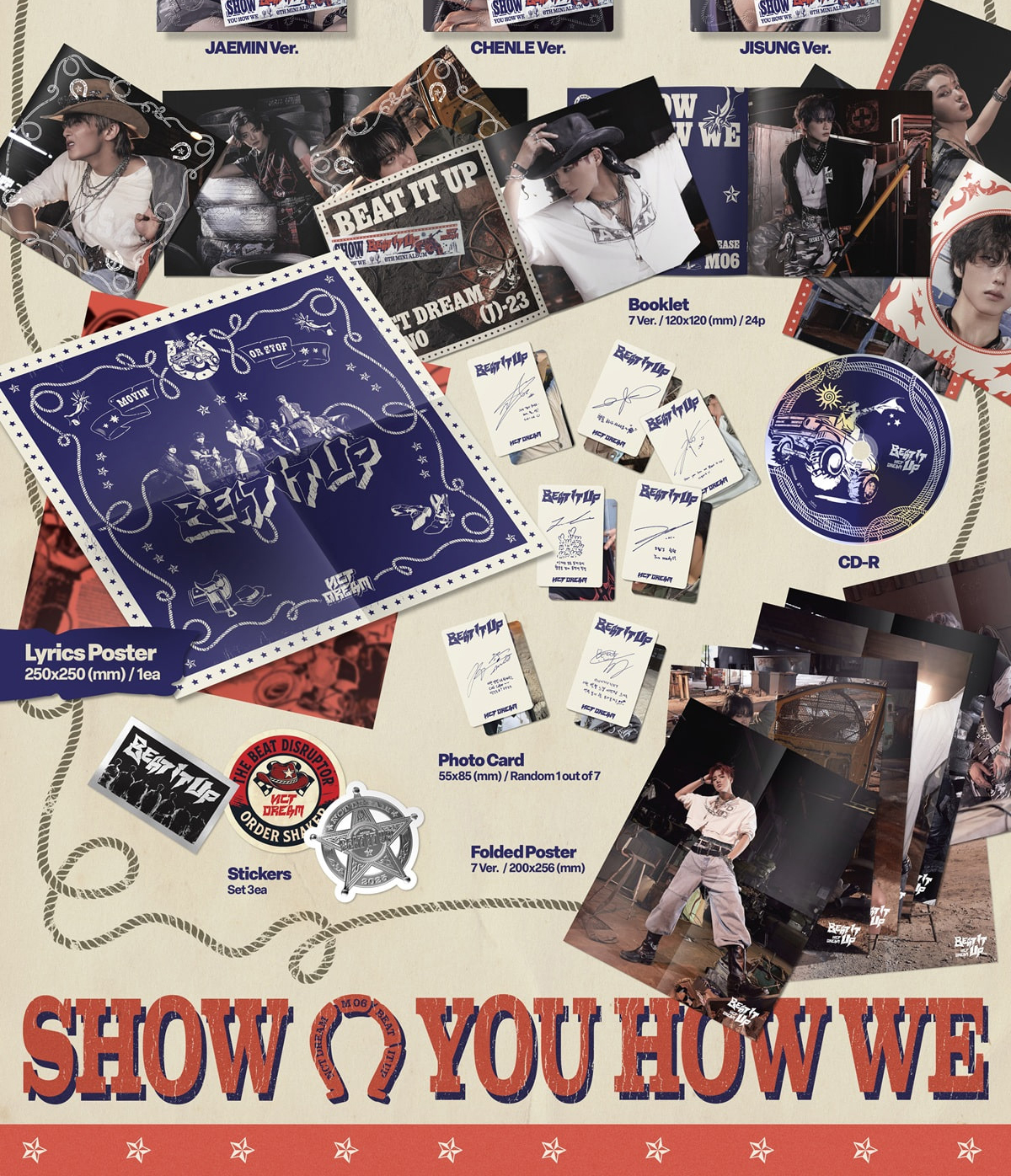 (Digipack Ver.) NCT DREAM [Beat It Up] 6th Mini Album (18th Nov.2025 ...