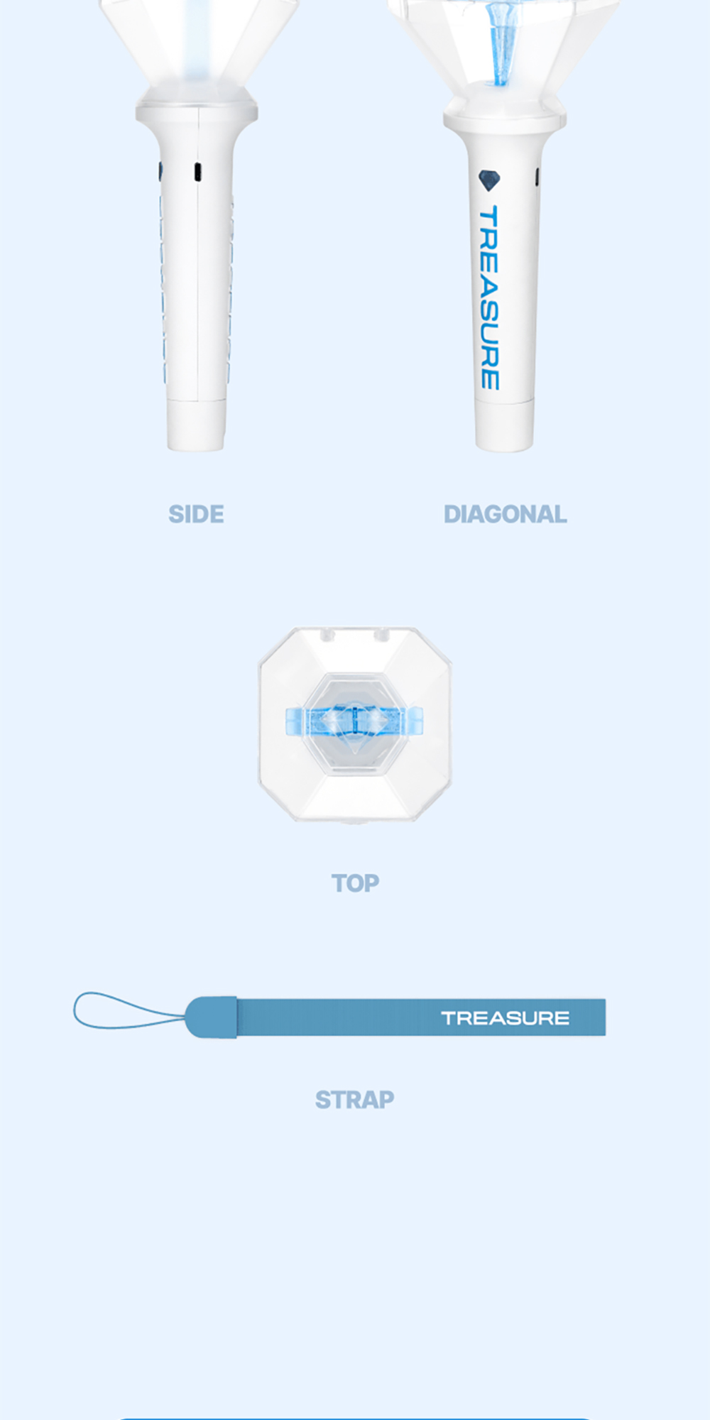 Treasure Official Light Stick ver.2 | Shopee Brasil