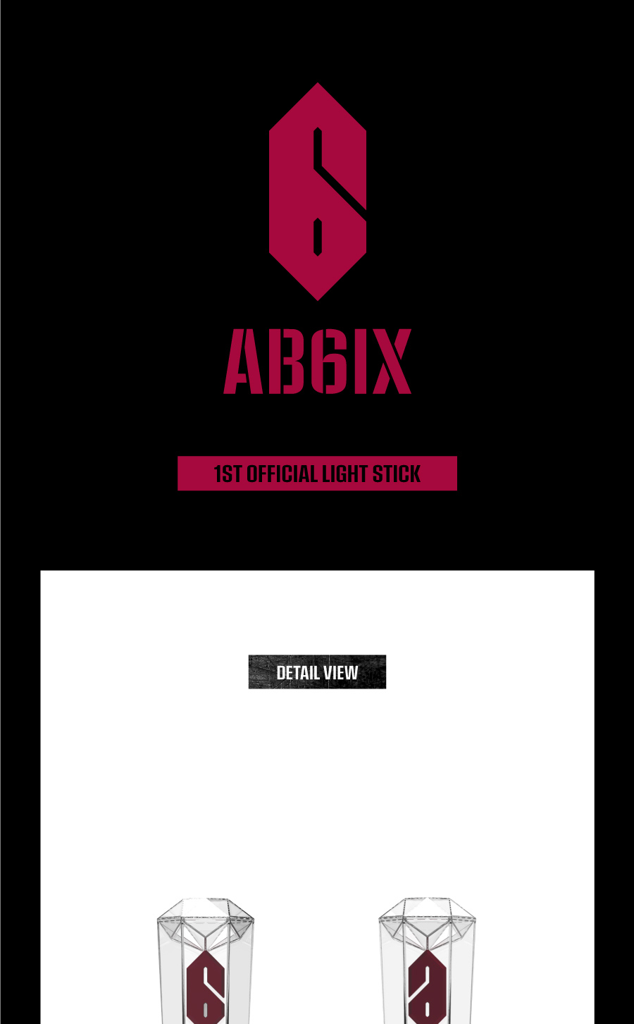 AB6IX - OFFICIAL LIGHT STICK (Fanlight) | Shopee Brasil