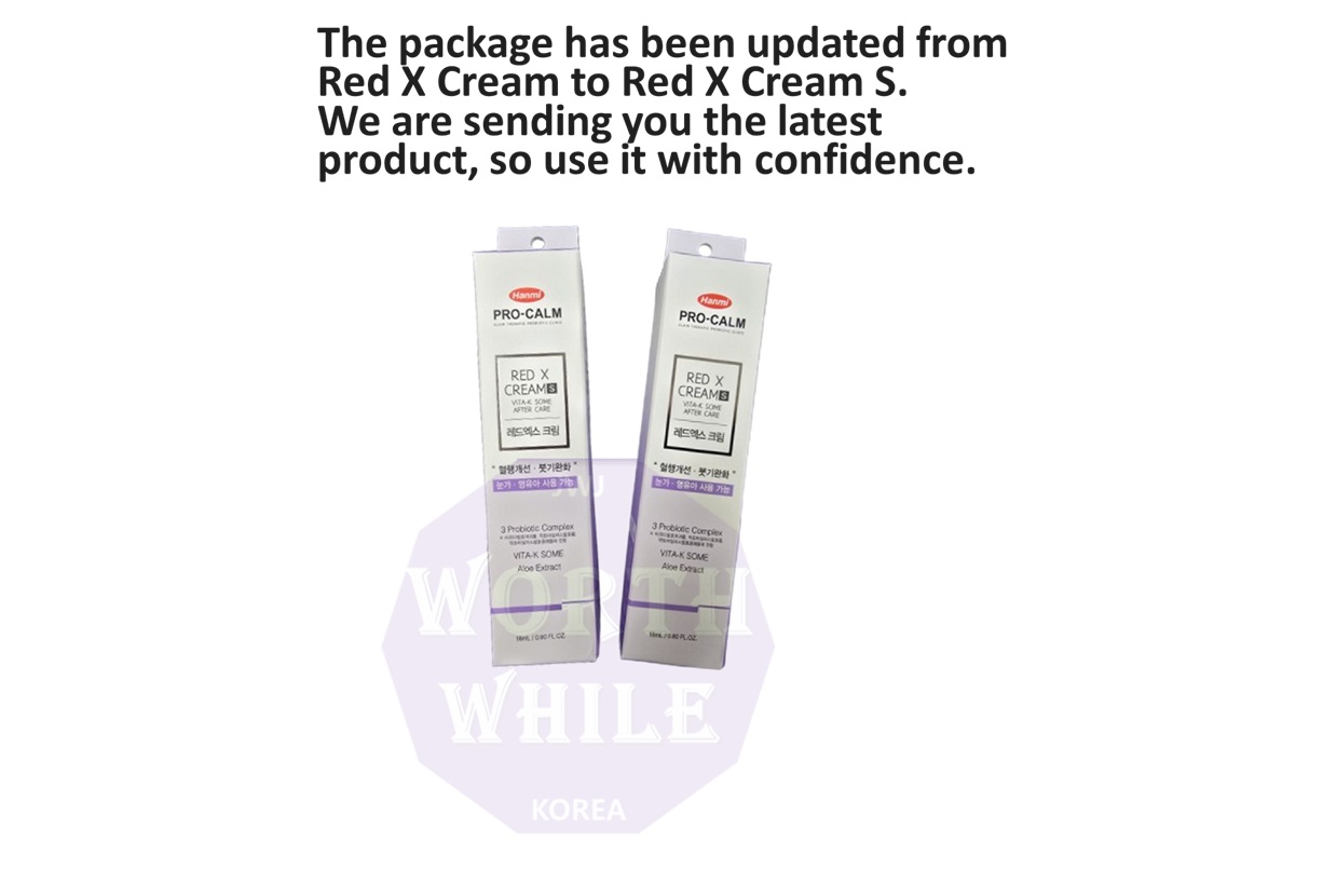 Hanmi PROCALM RED X Creme 18ml/EGF 20ml Hidratante Antienvelhecimento ...