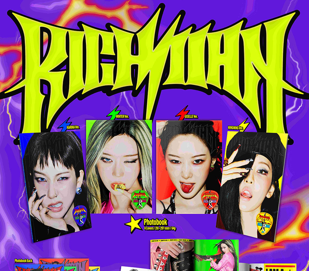 [POB](ENERGY ver.) AESPA [RICH MAN] 6th MINI ALBUM (5th Sep.2025) | Shopee Brasil