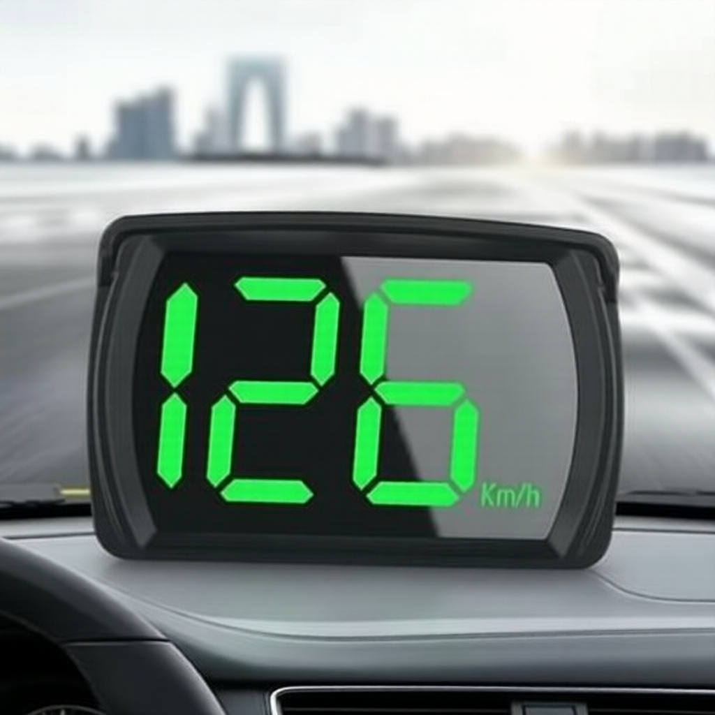 Projetor de Velocidade GPS Digital para Carro, Display Universal Head ...